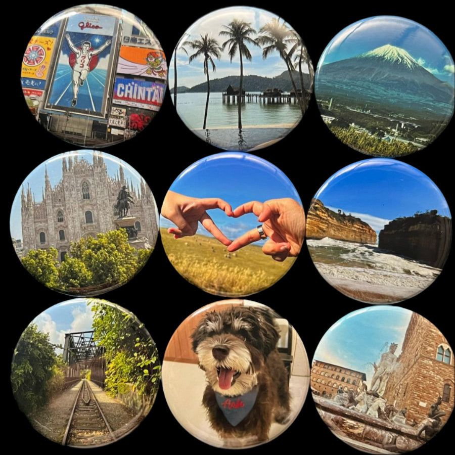 Handcrafted 2.25" Round Photo Magnets (9 magnets) – CapturedMomentsbyRach