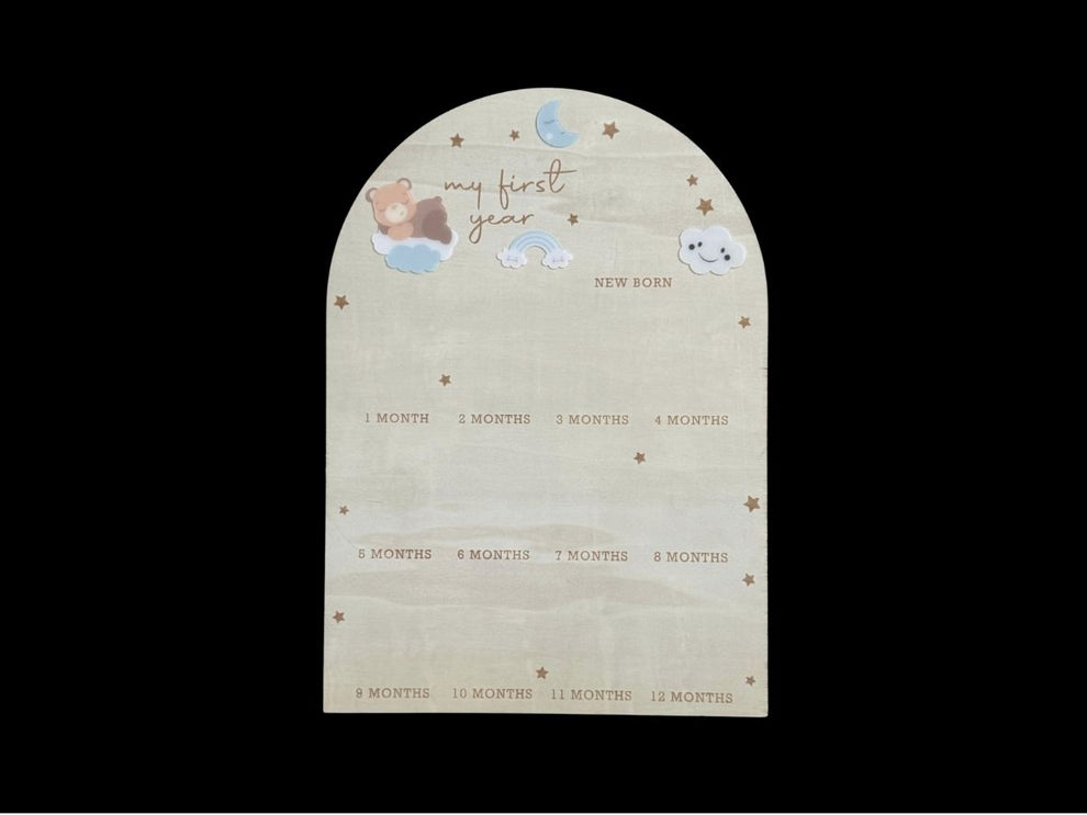Baby First Year Board (Bear) – CapturedMomentsbyRach